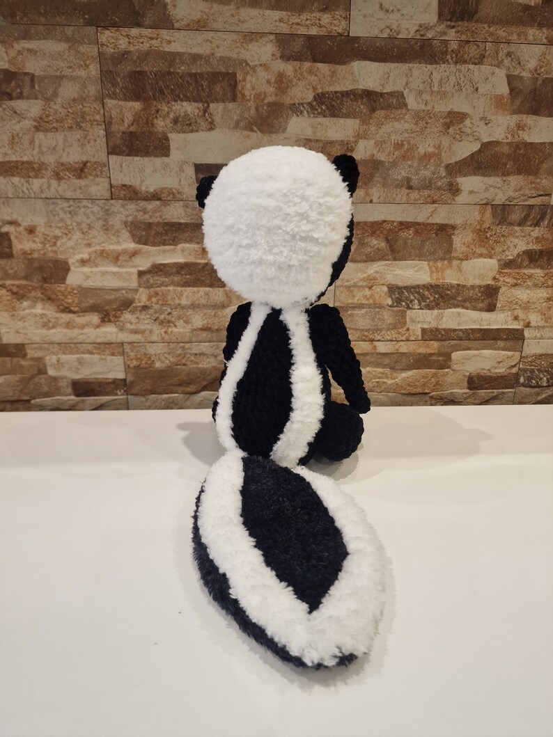 Forest Animals Cartoon Characters Amigurumi Plush Toy Skunk - Etsy