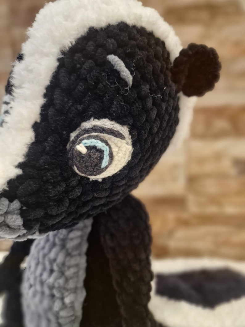 Forest Animals Cartoon Characters Amigurumi Plush Toy Skunk - Etsy