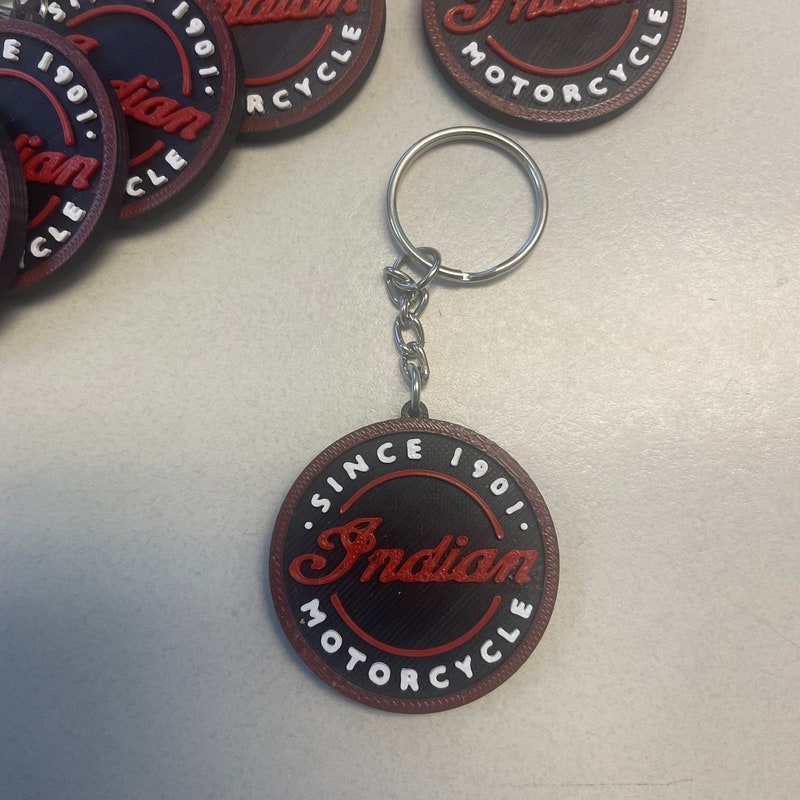 Motorcycle Keychain - Etsy