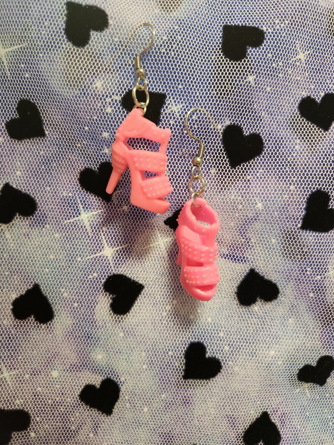 All Night Peep Toe Platform Doll Shoe Earrings - Etsy