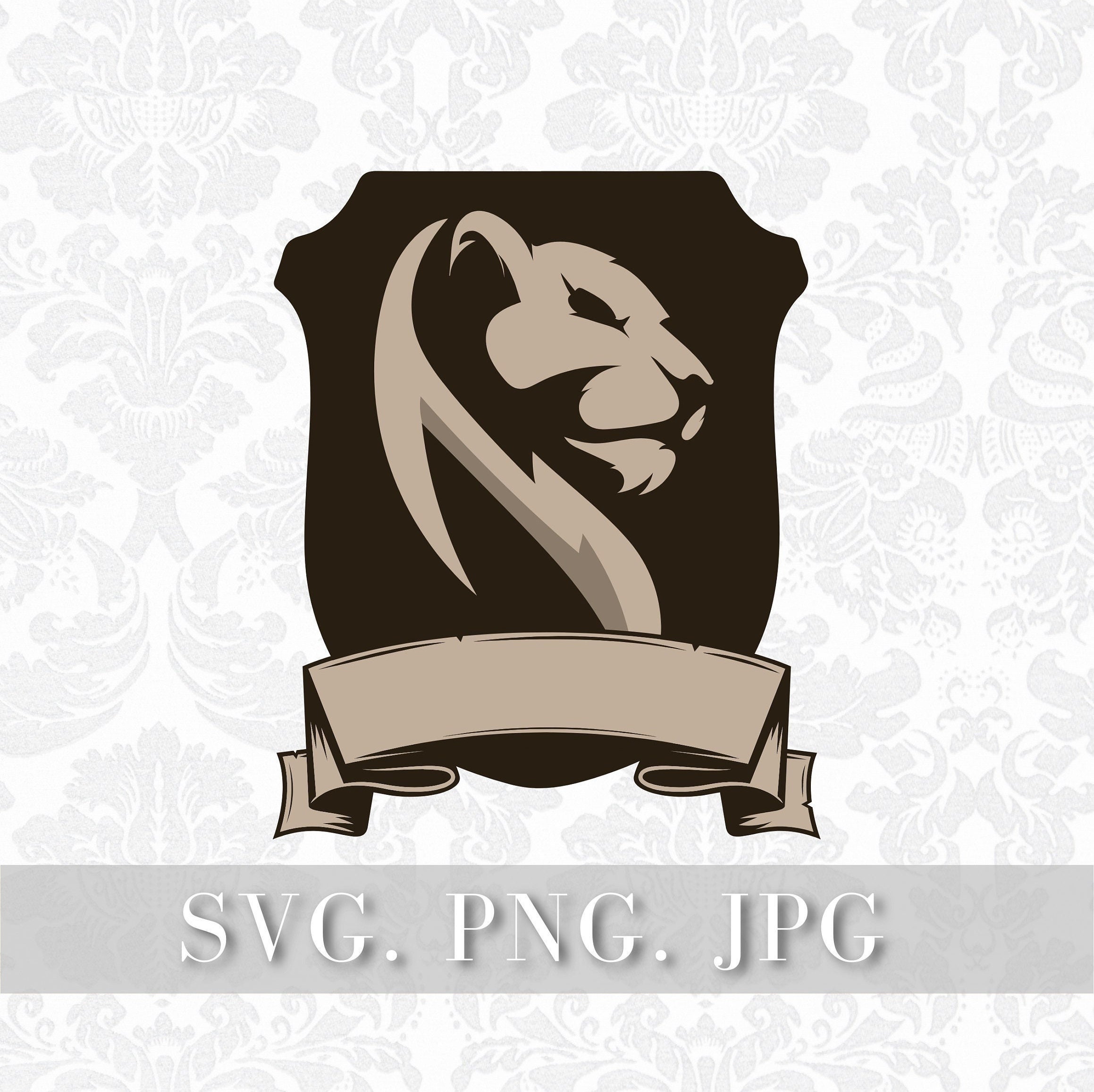 Lion Svg, Lion Head Svg, Lion Crest Svg, Lion King Svg, Leo Svg, Shield ...