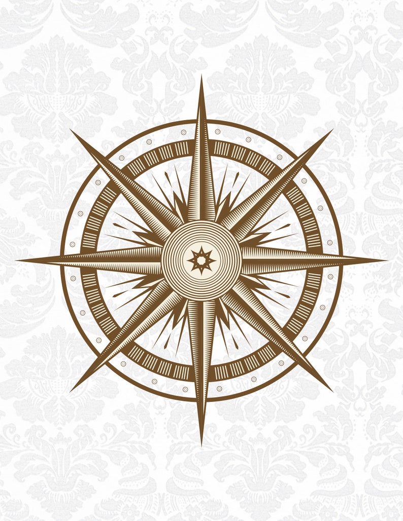 Compass Svg Compass Rose Svg Compass Clipart svg Nautical - Etsy.de