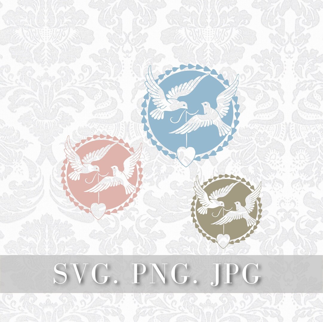 Hochzeit Tauben Svg, Taube Bündel Svg, Vogel Svg, Brautpaar Svg, Taube ...