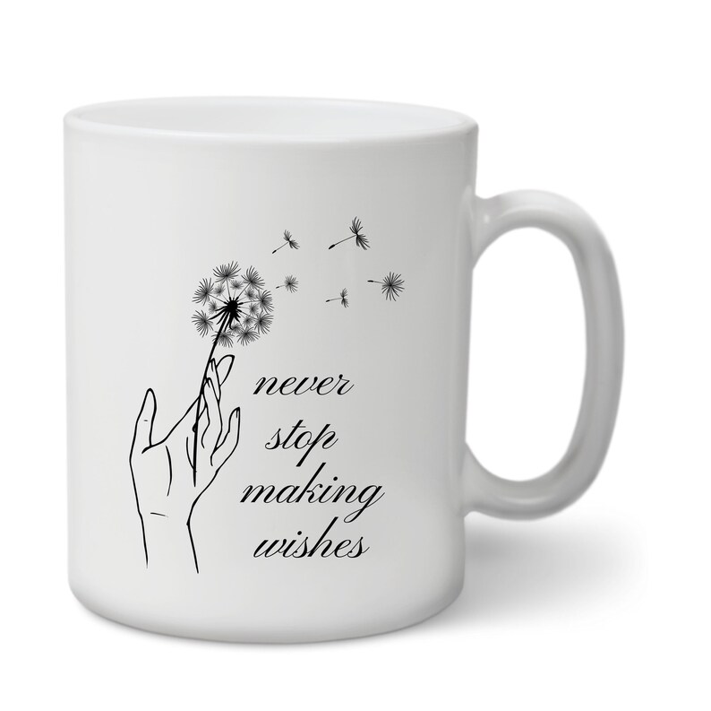 Never Stop Making Wishes Svg, Dandelion Svg Png Eps Dxf, Dandelion ...