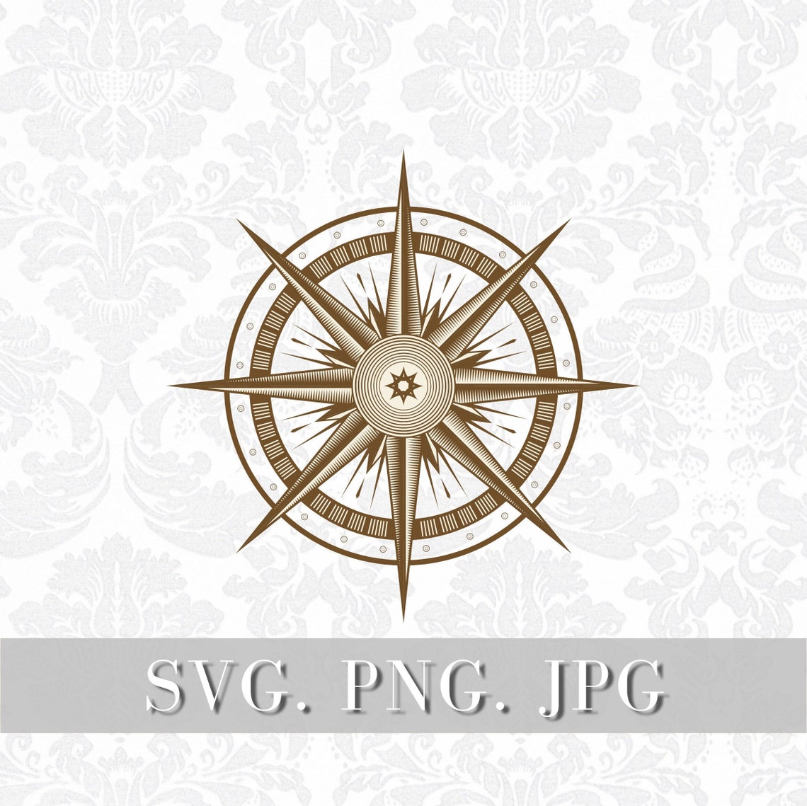 Compass Svg, Compass Rose Svg, Compass Clipart Svg, Nautical Compass ...