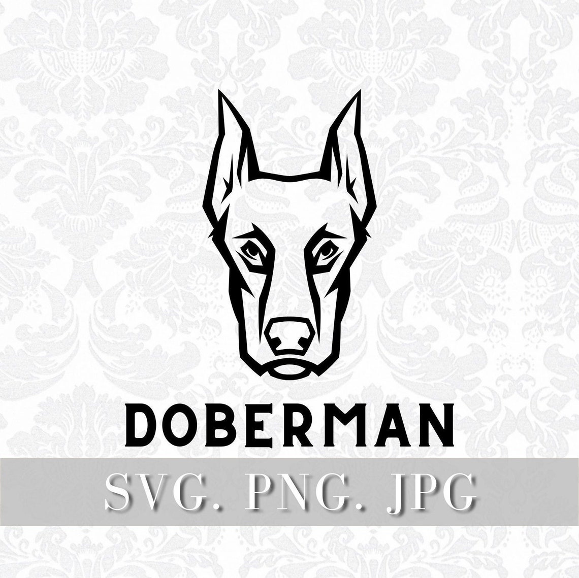 Doberman svg, black Doberman svg, Doggo svg, Dog svg, dog lover svg ...