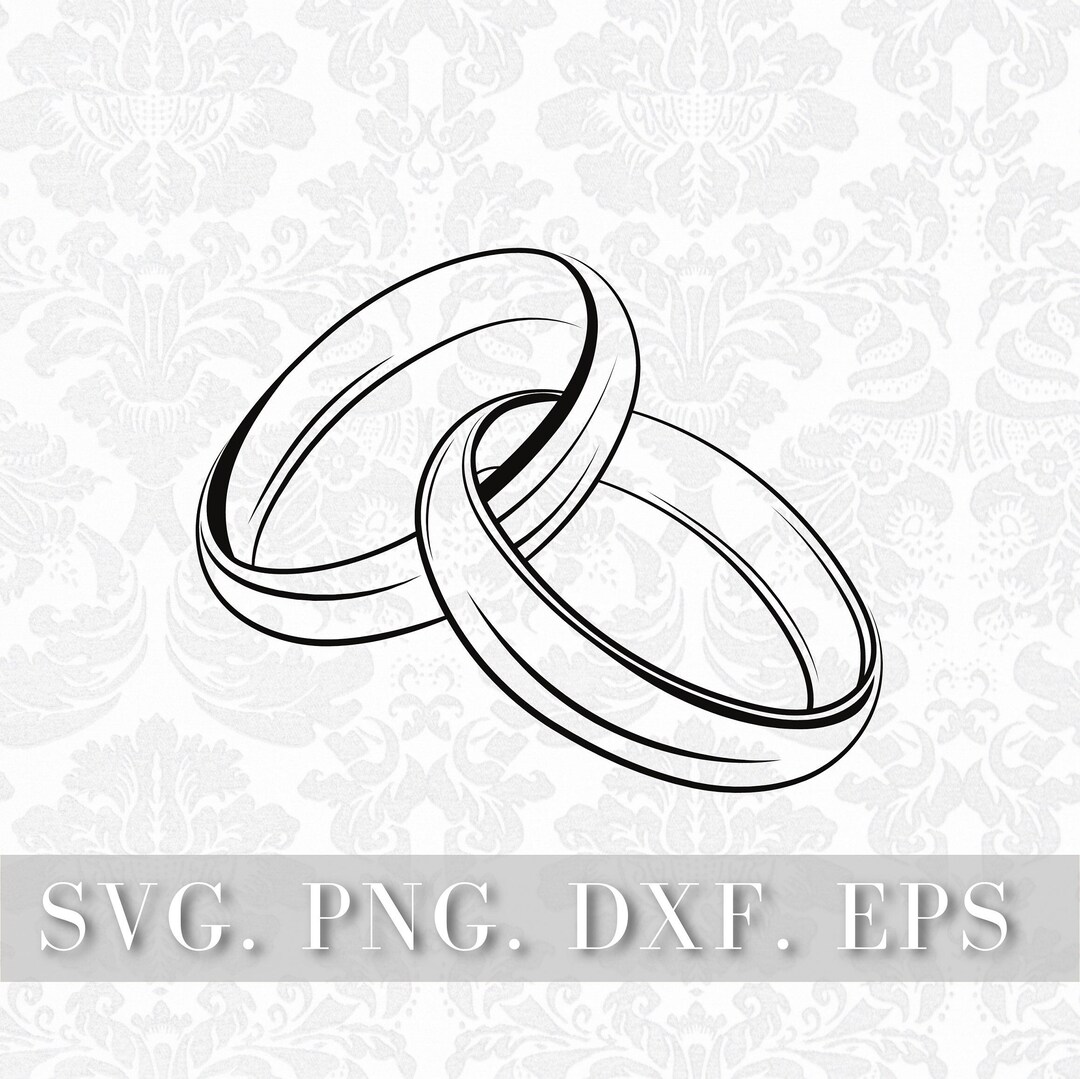 Wedding Ring Svg, Wedding Svg, Ring Svg, Wedding Rings Svg, Wedding ...