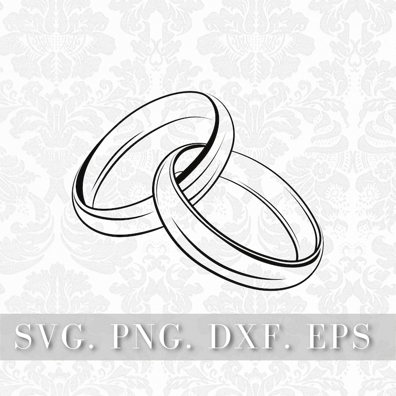 Wedding Ring Svg Wedding Svg Ring Svg Wedding Rings Svg Wedding