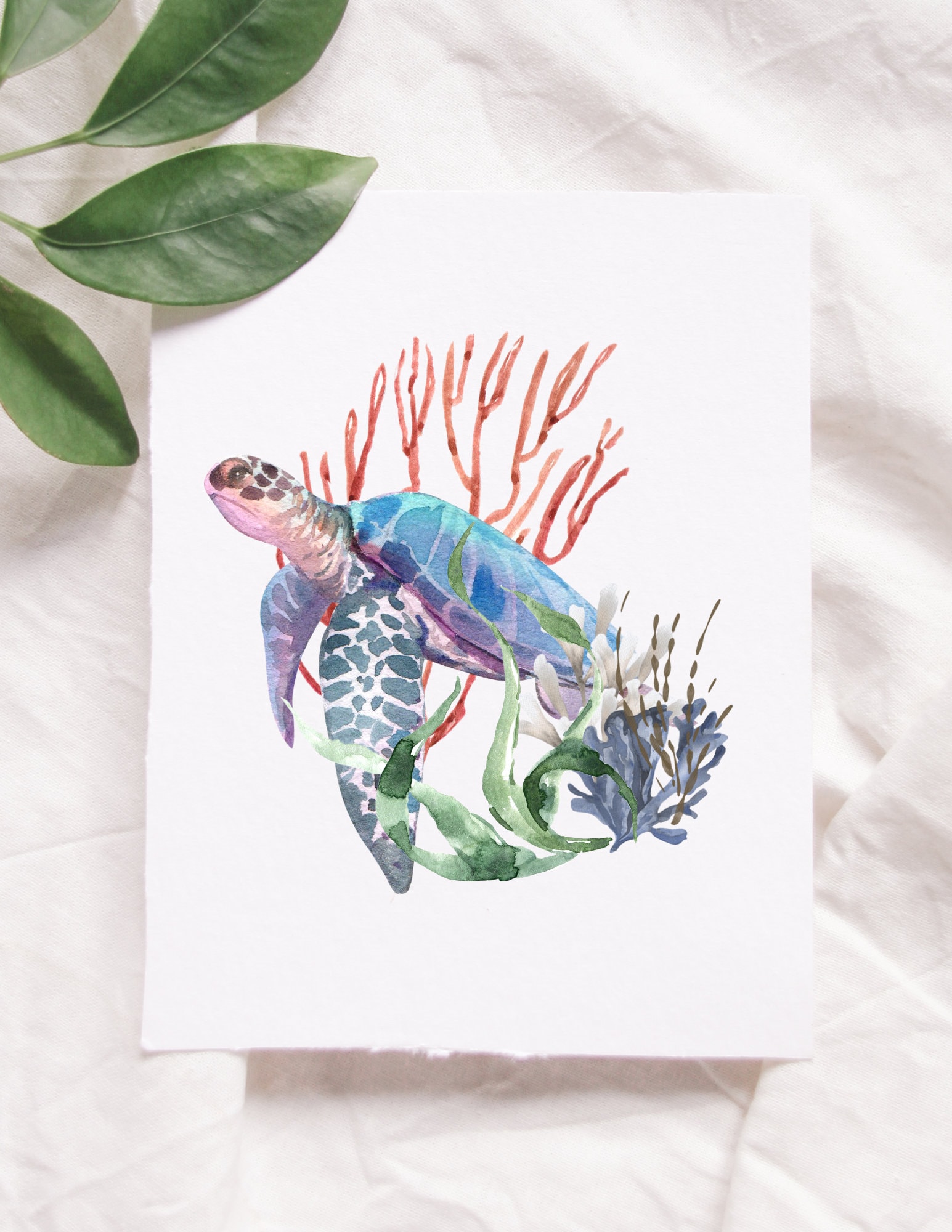 Turtle Svg File Sea Turtle Svg Watercolor Turtle Svg Sea - Etsy