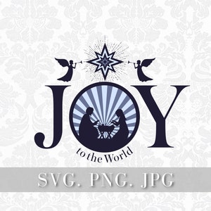 Crib Svg Png Jpg Direct Digital Download Joy to the World - Etsy