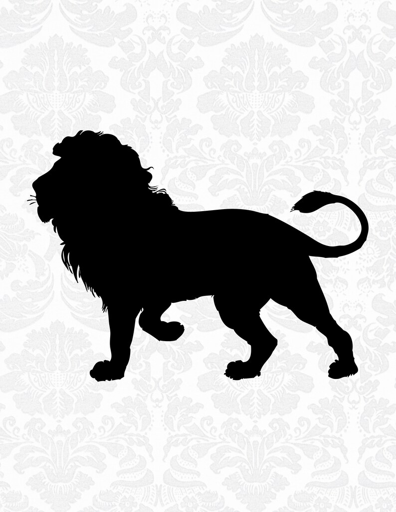 Lion Svg, Lion Silhouette Svg, Lion Art, Lion King Svg, Lion Svg for Cricut Instant Download ...