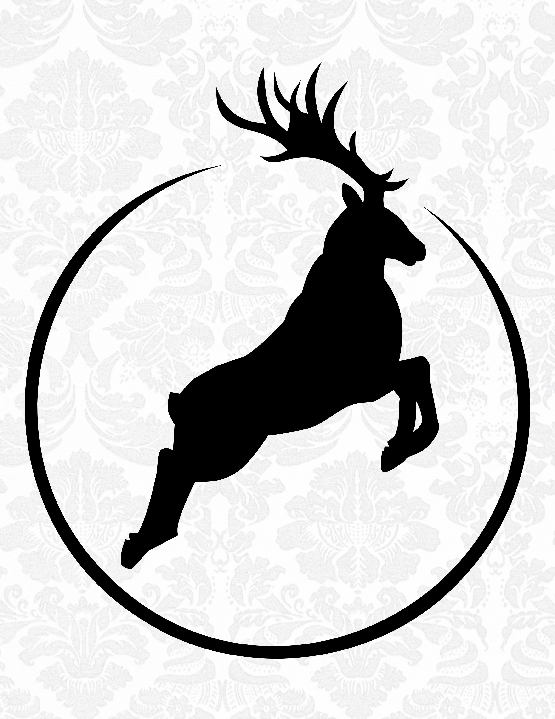 Flying Reindeer Svg, Reindeer Svg, Reindeer Silhouette, Reindeer Png ...