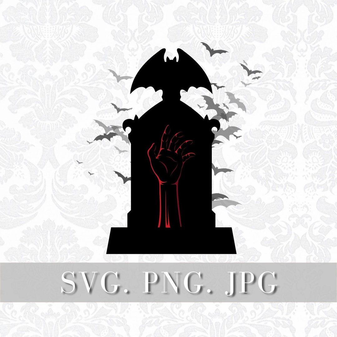 Halloween Graveyard Svg, Gravestone Svg, Tombsone Svg, Halloween SVG ...