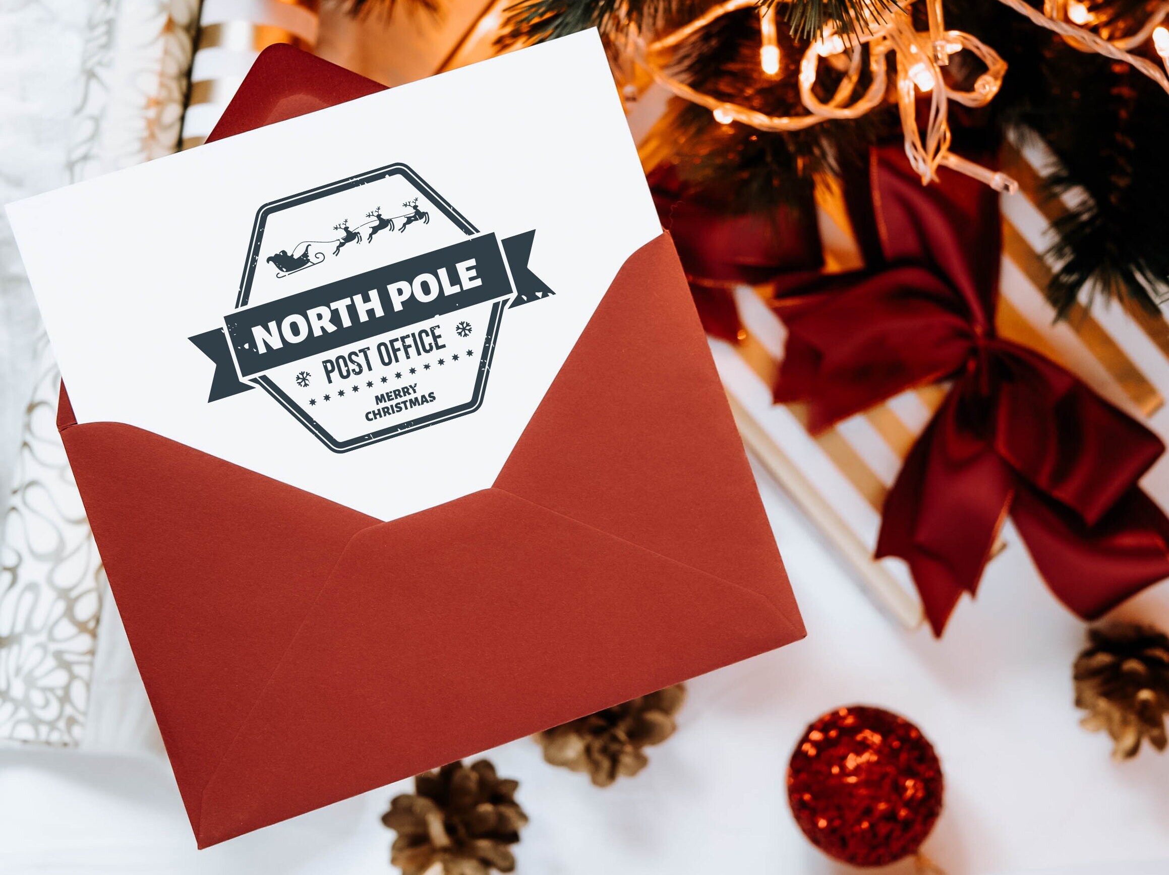 North Pole Post Office Svg Stempel svg Nordpol Weihnachten - Etsy.de