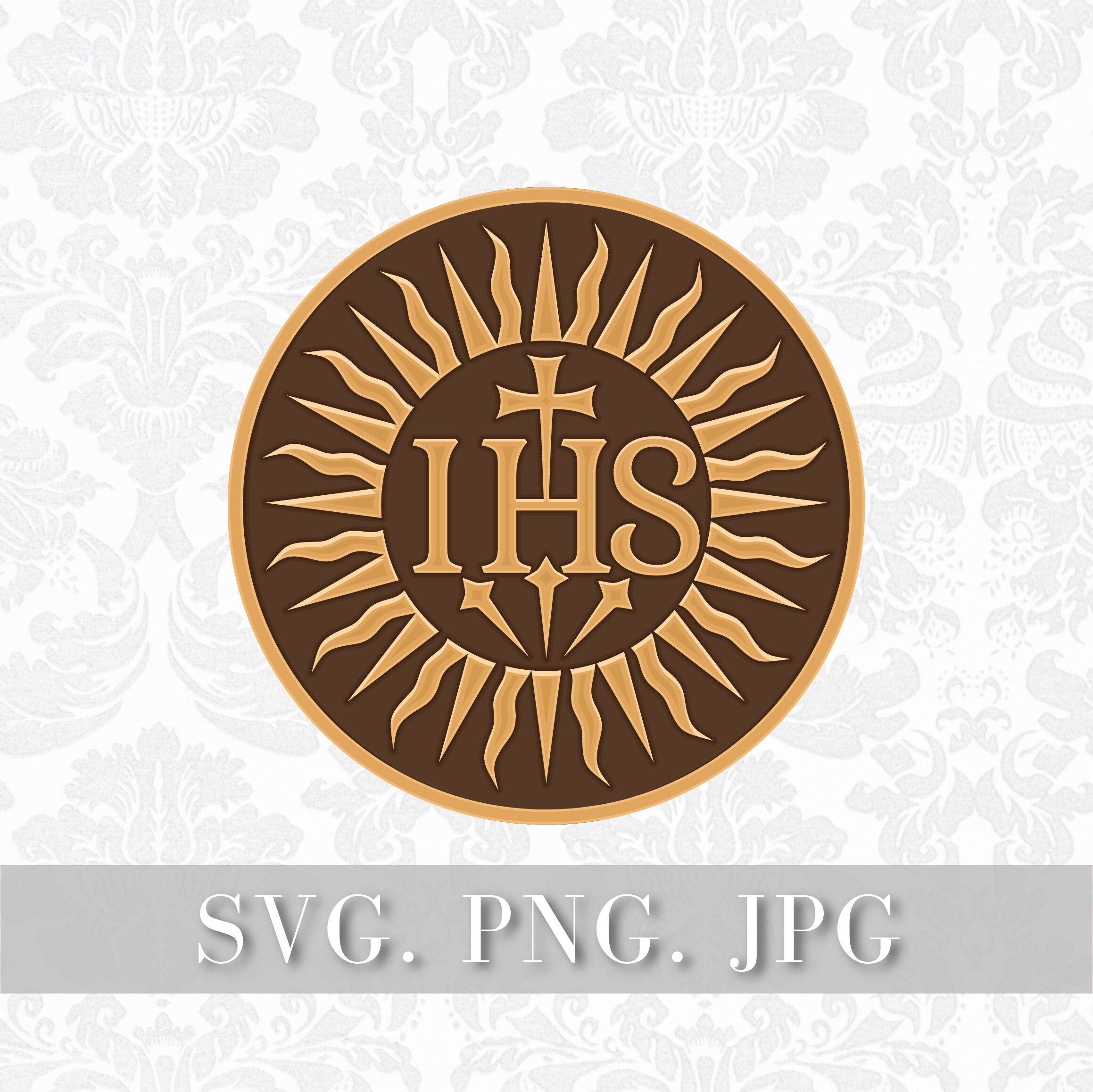 IHS Svg, Religious Svg, Christian SVG, Jesus Svg, Bible Verse Svg ...