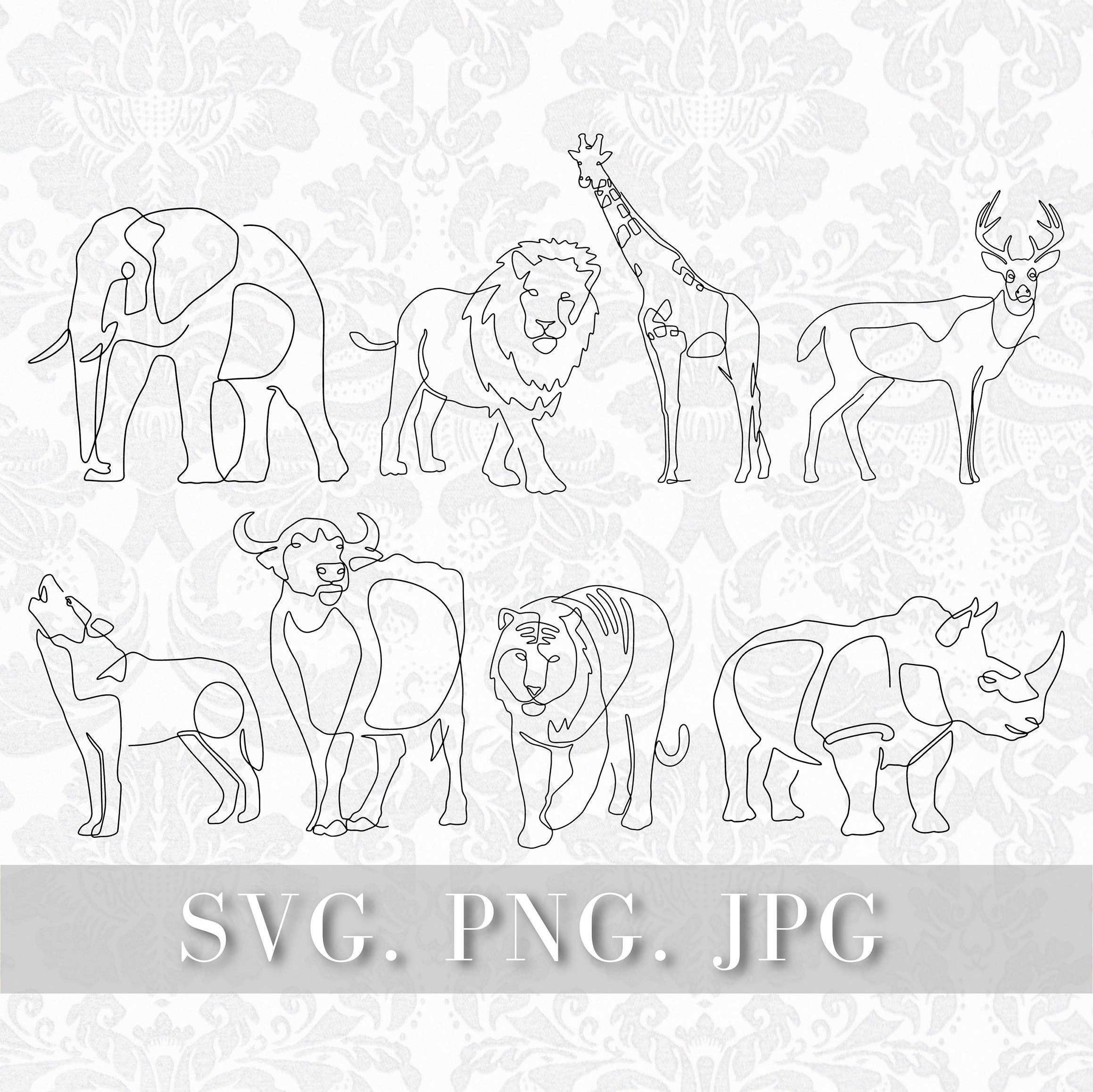 Animal Svg Bundle Animal Svg Files Wildlife Svg Animal Svg - Etsy