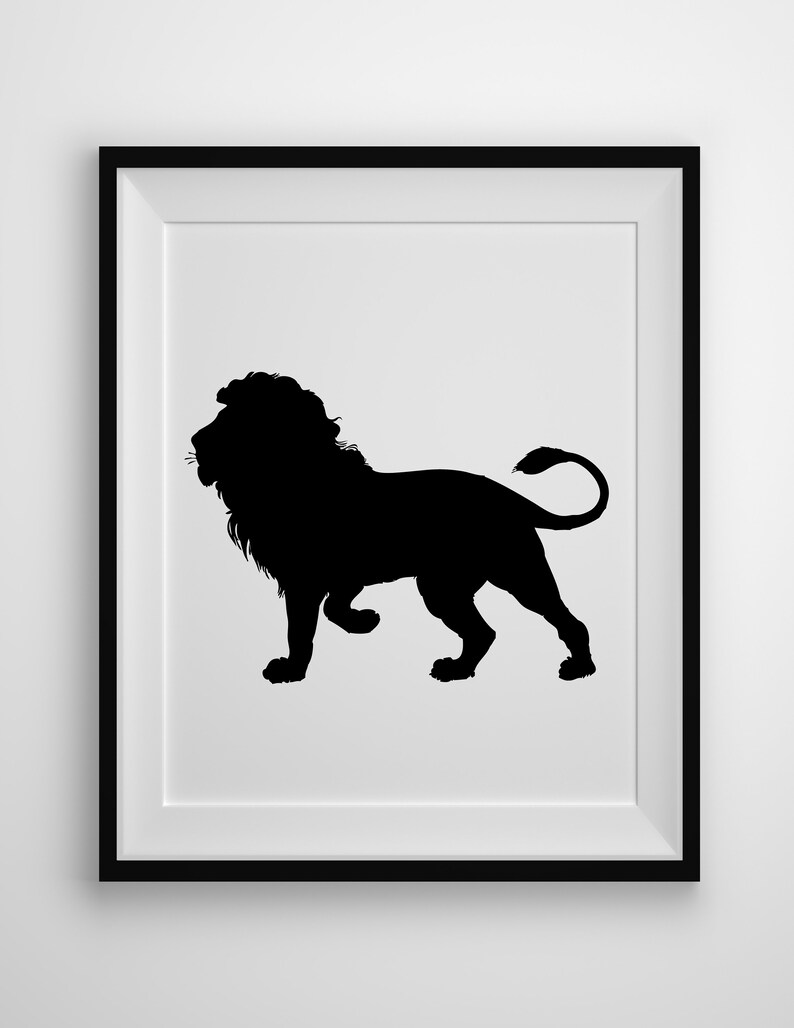 Lion Svg, Lion Silhouette Svg, Lion Art, Lion King Svg, Lion Svg for Cricut Instant Download ...