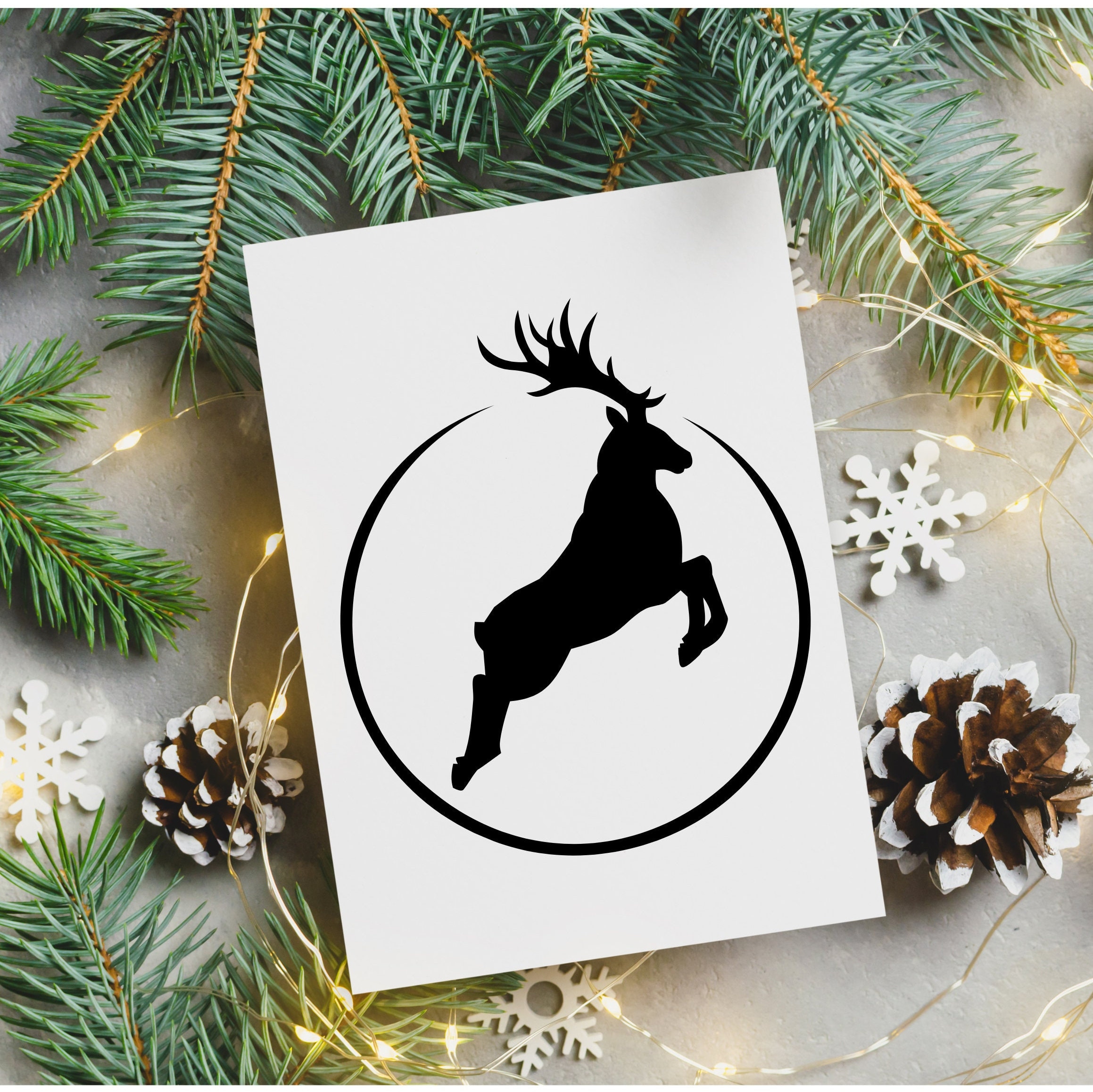 Flying Reindeer Svg, Reindeer Svg, Reindeer Silhouette, Reindeer Png ...