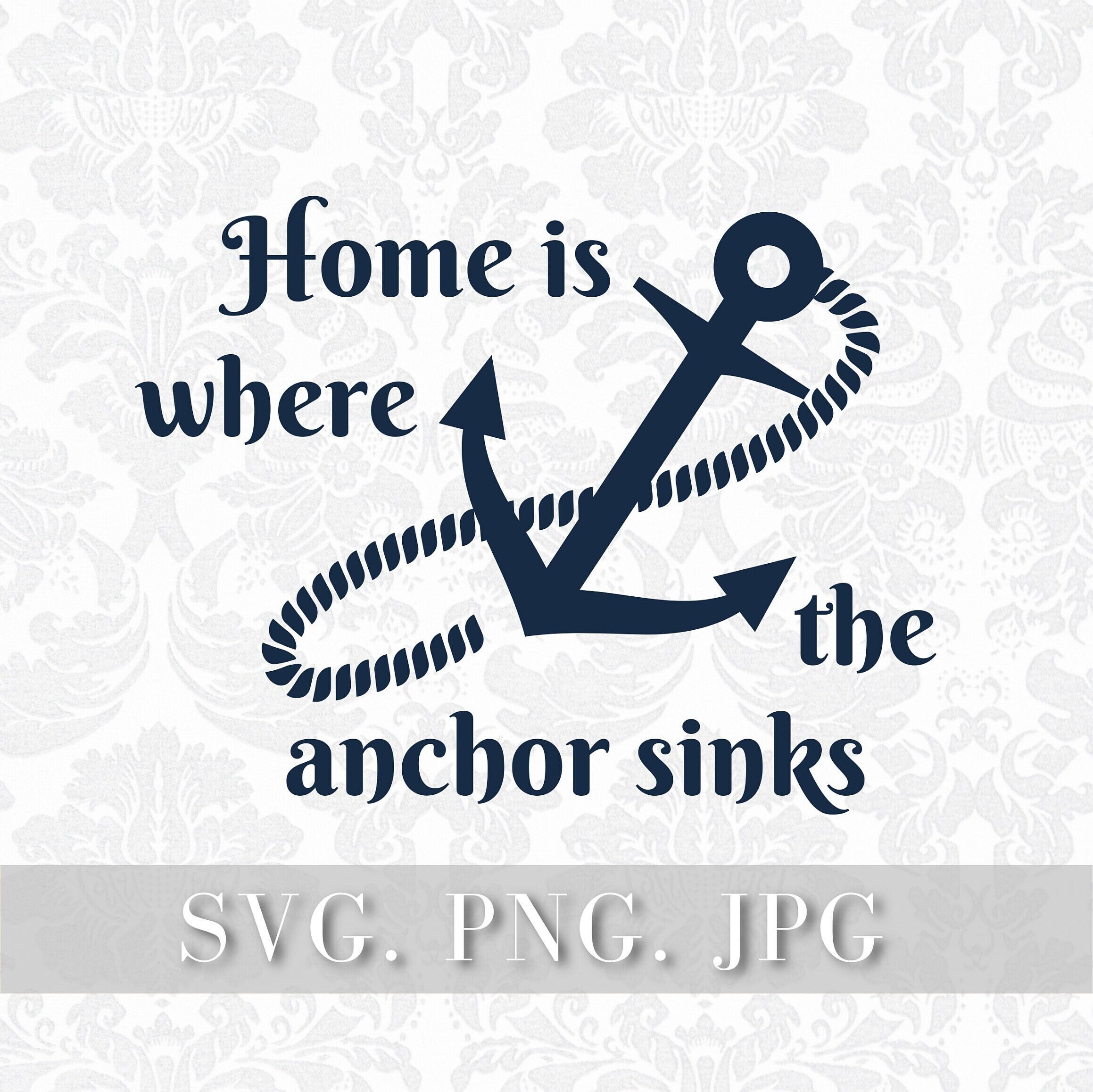 Ancla Marina Svg Imágenes Prediseñadas de ancla Vector de - Etsy España