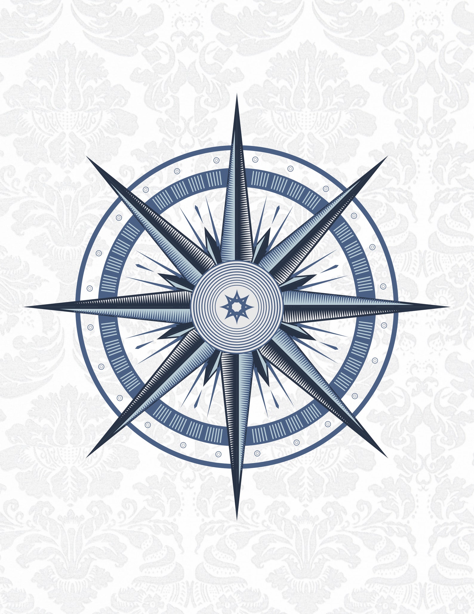 Compass Svg Compass Rose Svg Compass Clipart Svg Nautical - Etsy