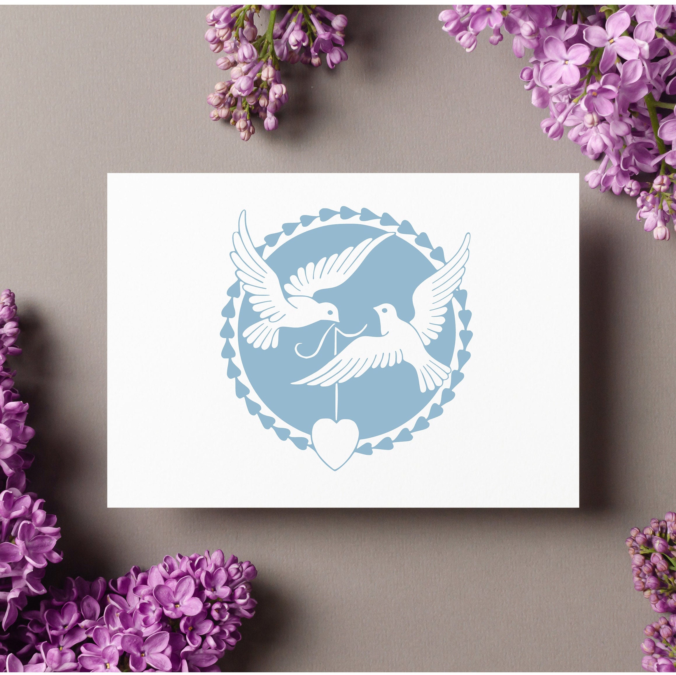 Wedding Doves Svg, Dove Bunch Svg, Bird Svg, Newlyweds Svg, Dove Vector ...