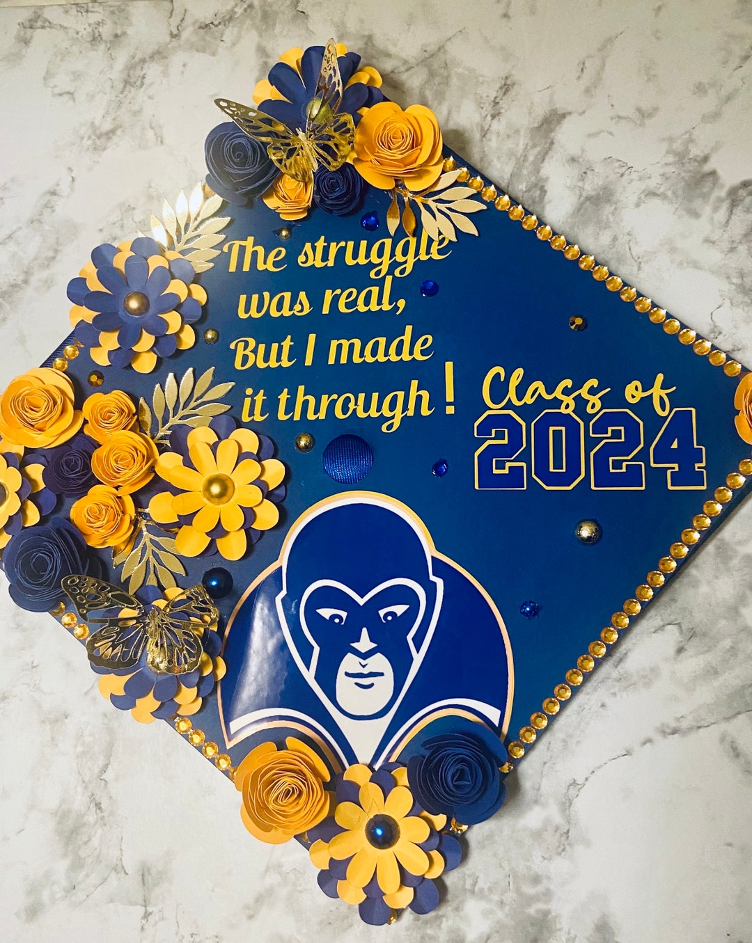 Custom Graduation Cap Cover Grad Cap Topper Design Graduation Cap ...