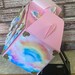 Rainbow Theme Gable Box/personalized Candy Box/ Name Box - Etsy