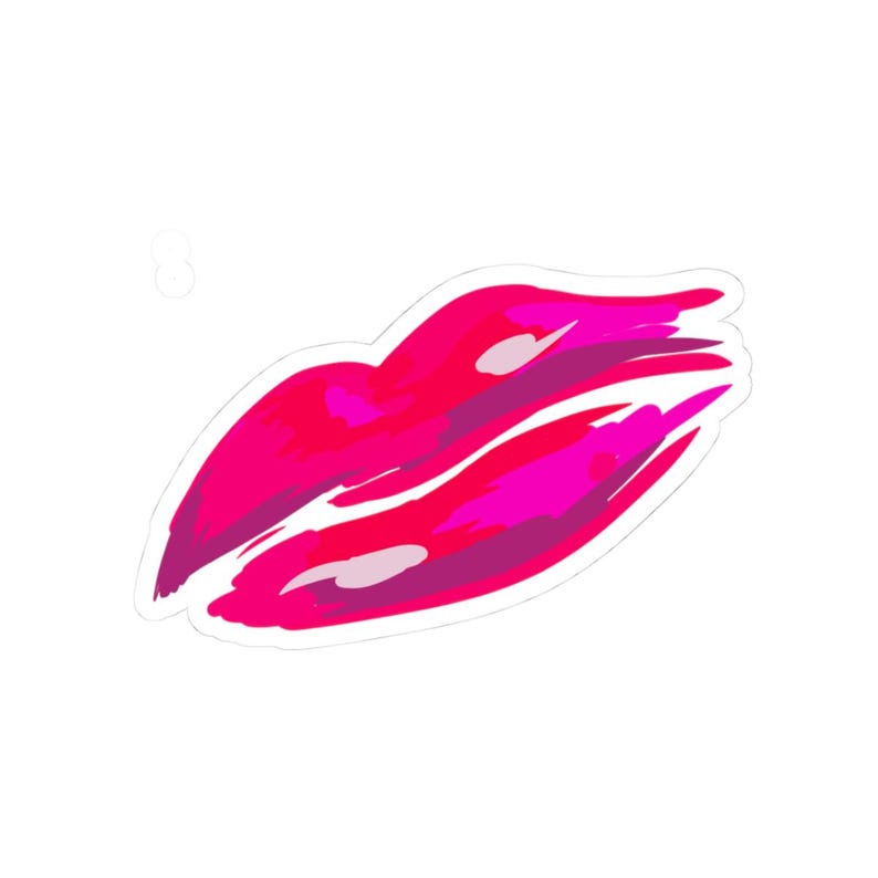 Stickers: Smooch Kiss Decals for Planner, Laptop, Scrapbook, Journal ...