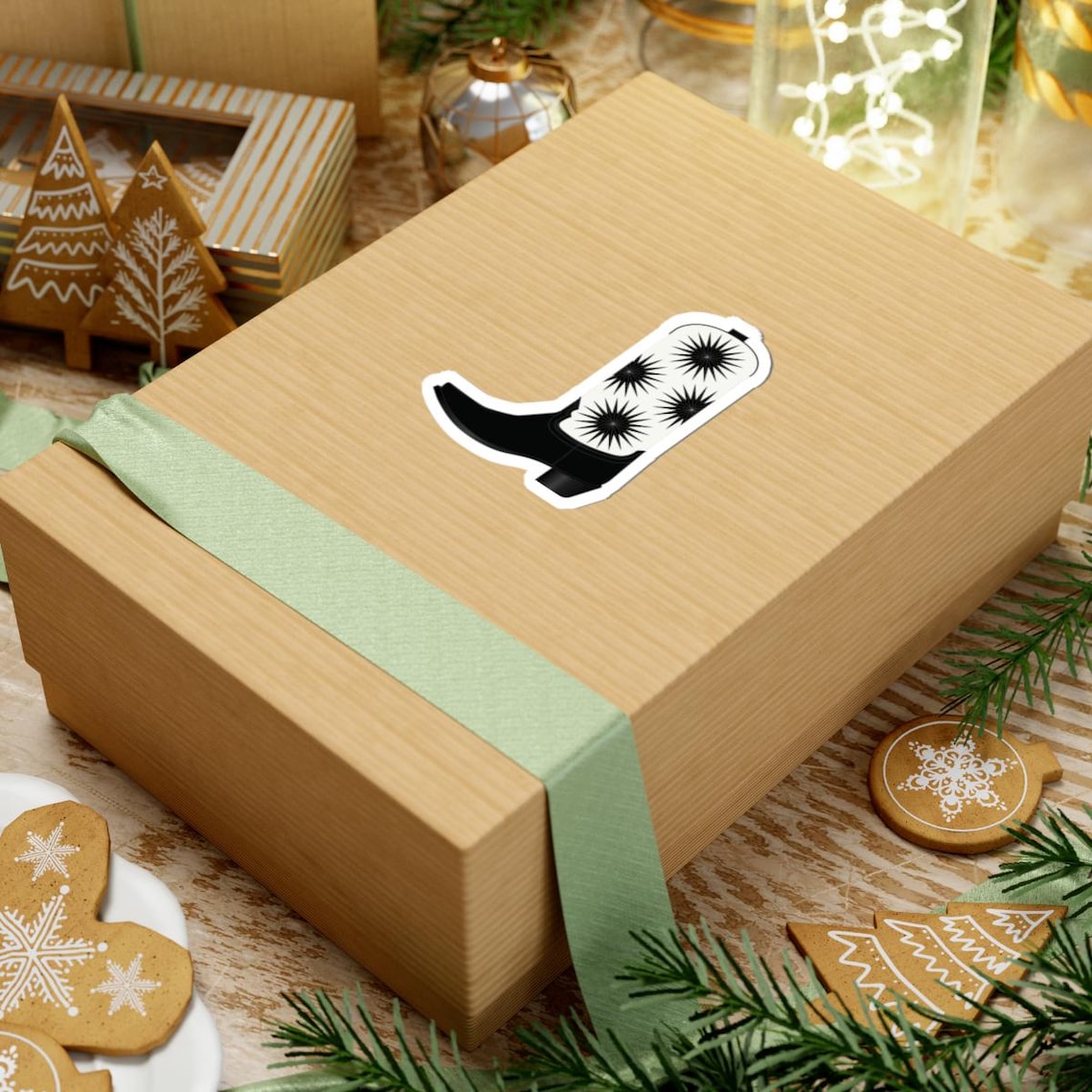 Cowboy Boot Stickers - Western Style Decals for Laptops, Scrapbooking ...