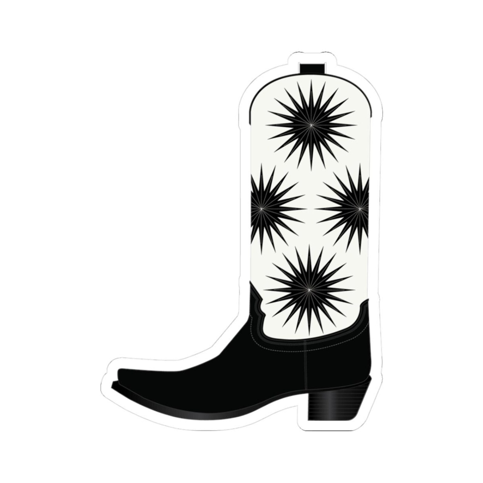Cowboy Boot Stickers - Western Style Decals for Laptops, Scrapbooking ...