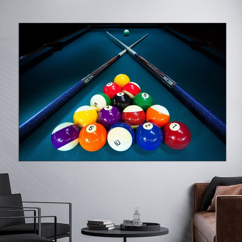 Billiards Wall Art - Etsy