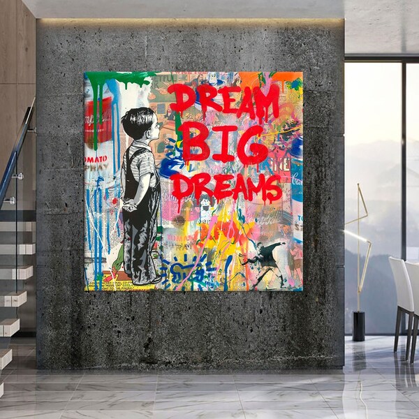 Dream Big Canvas - Etsy