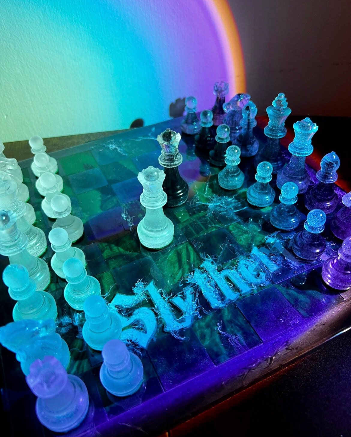 Made to Order Custom Resin Chess Set - Etsy