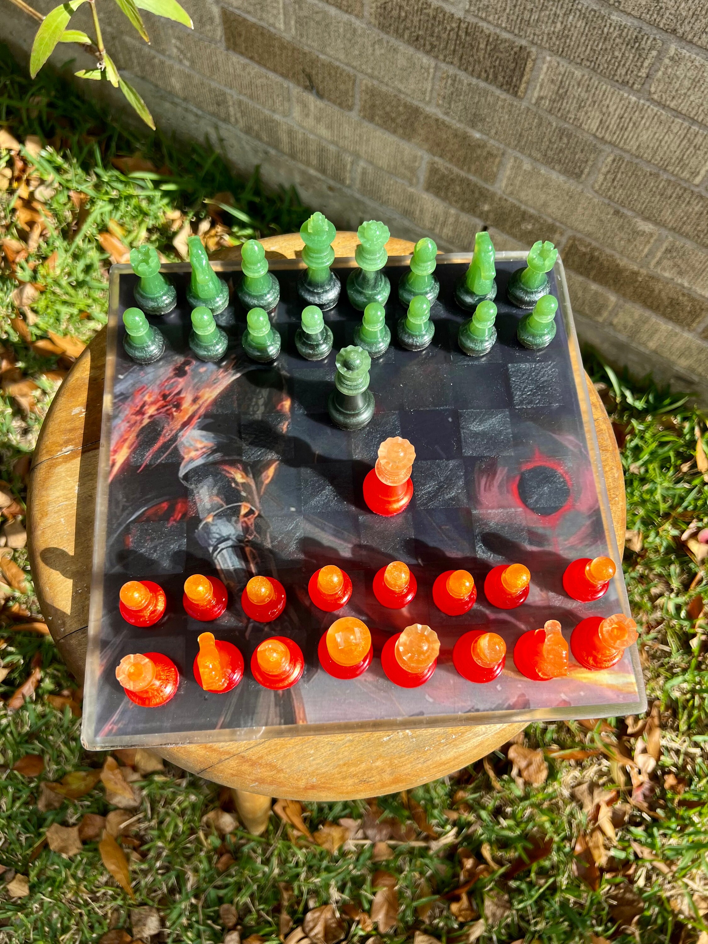 Made to Order Custom Resin Chess Set - Etsy