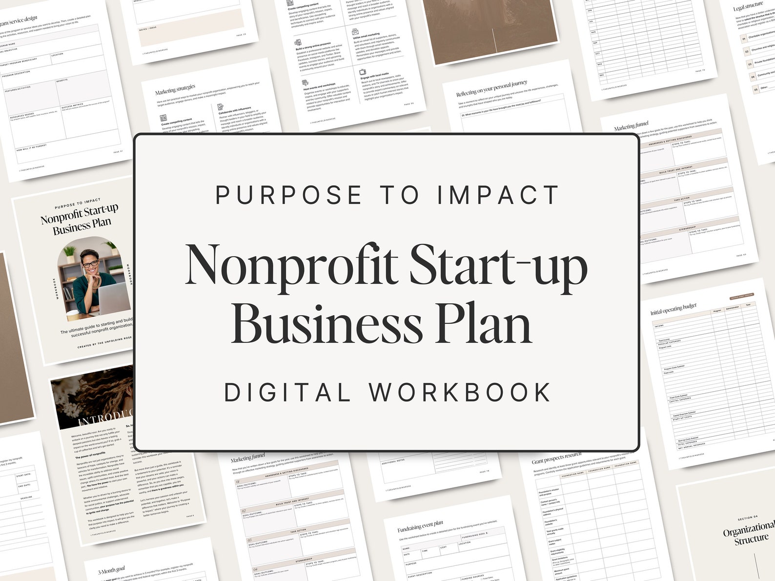Nonprofit Start-up Business Plan Workbook | Start a 501c3 Nonprofit ...