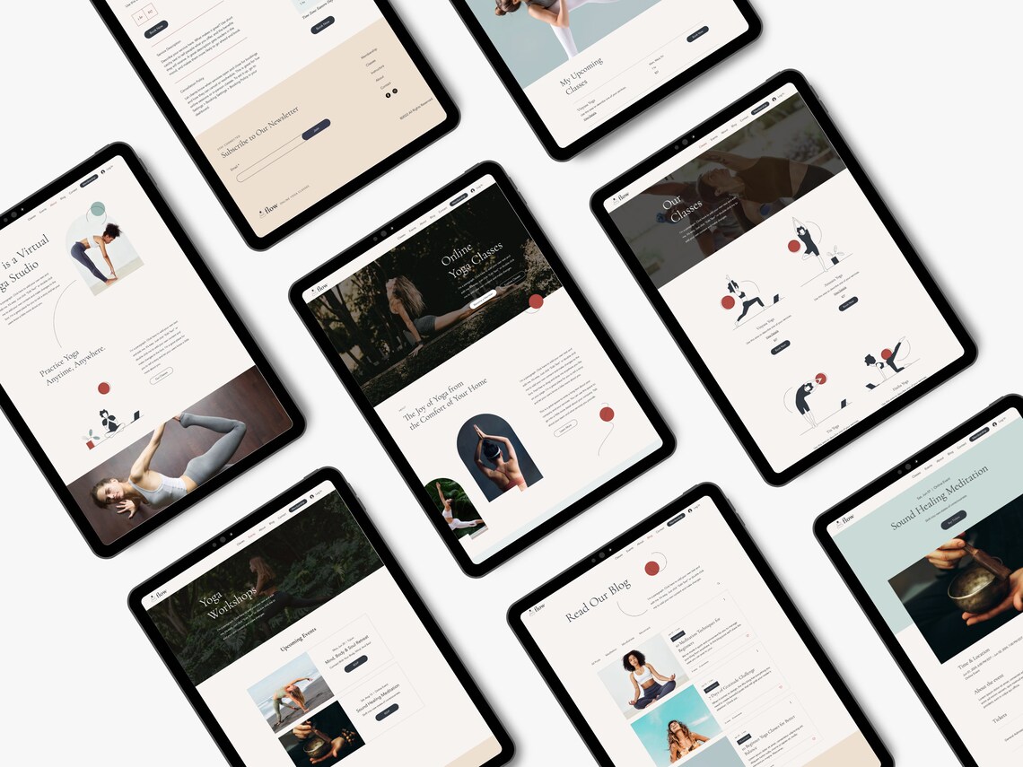 Wix Website Template for Yoga Instructor and Wellness Studio | Yoga ...