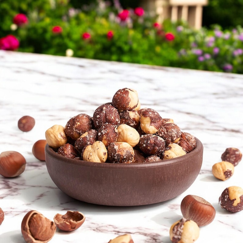 Freshly Roasted Salted Hazelnuts, Savory Snack for Gifting or Everyday ...