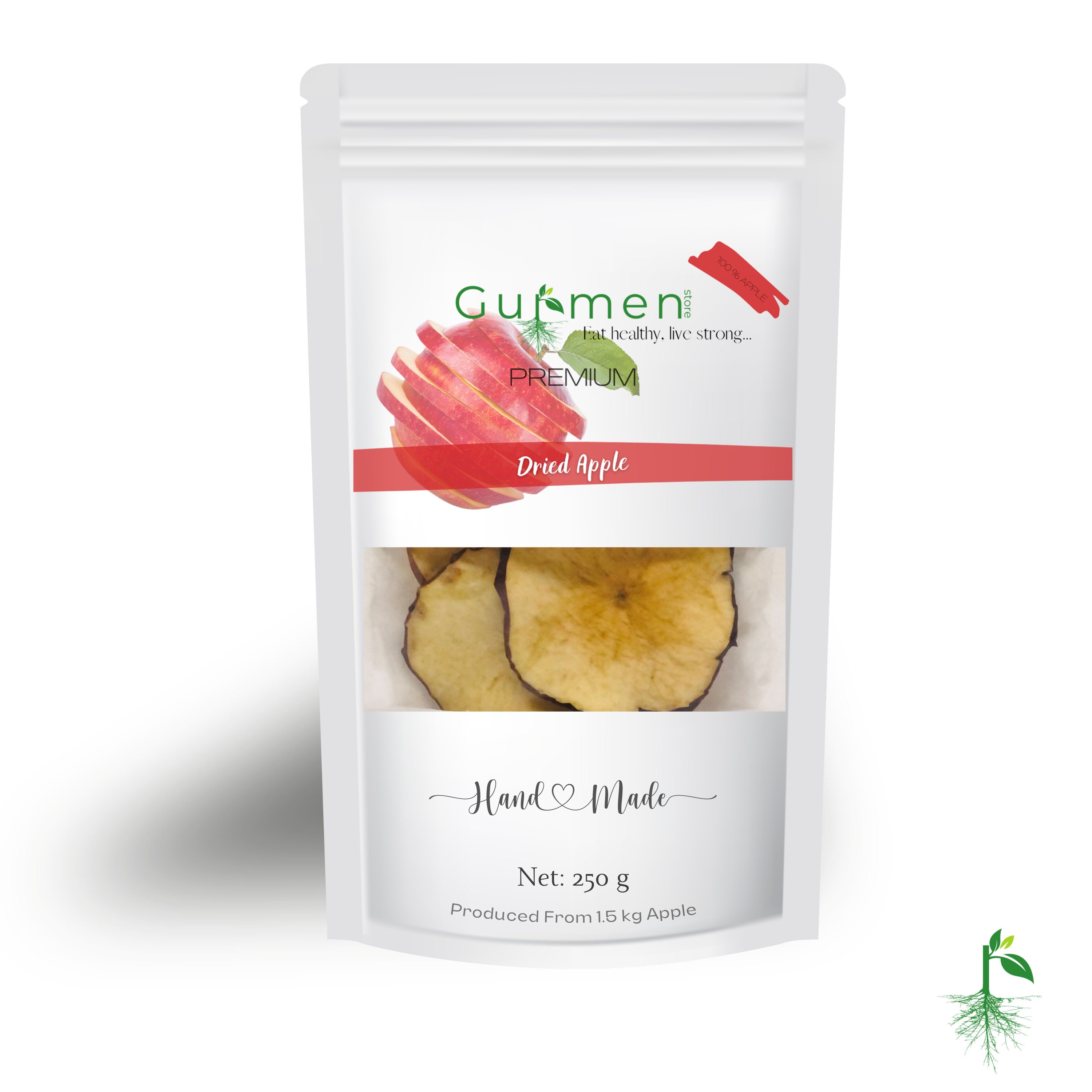 Dried Red Apple Slices Delicious and Long-lasting Vegan Red Apple Chips ...
