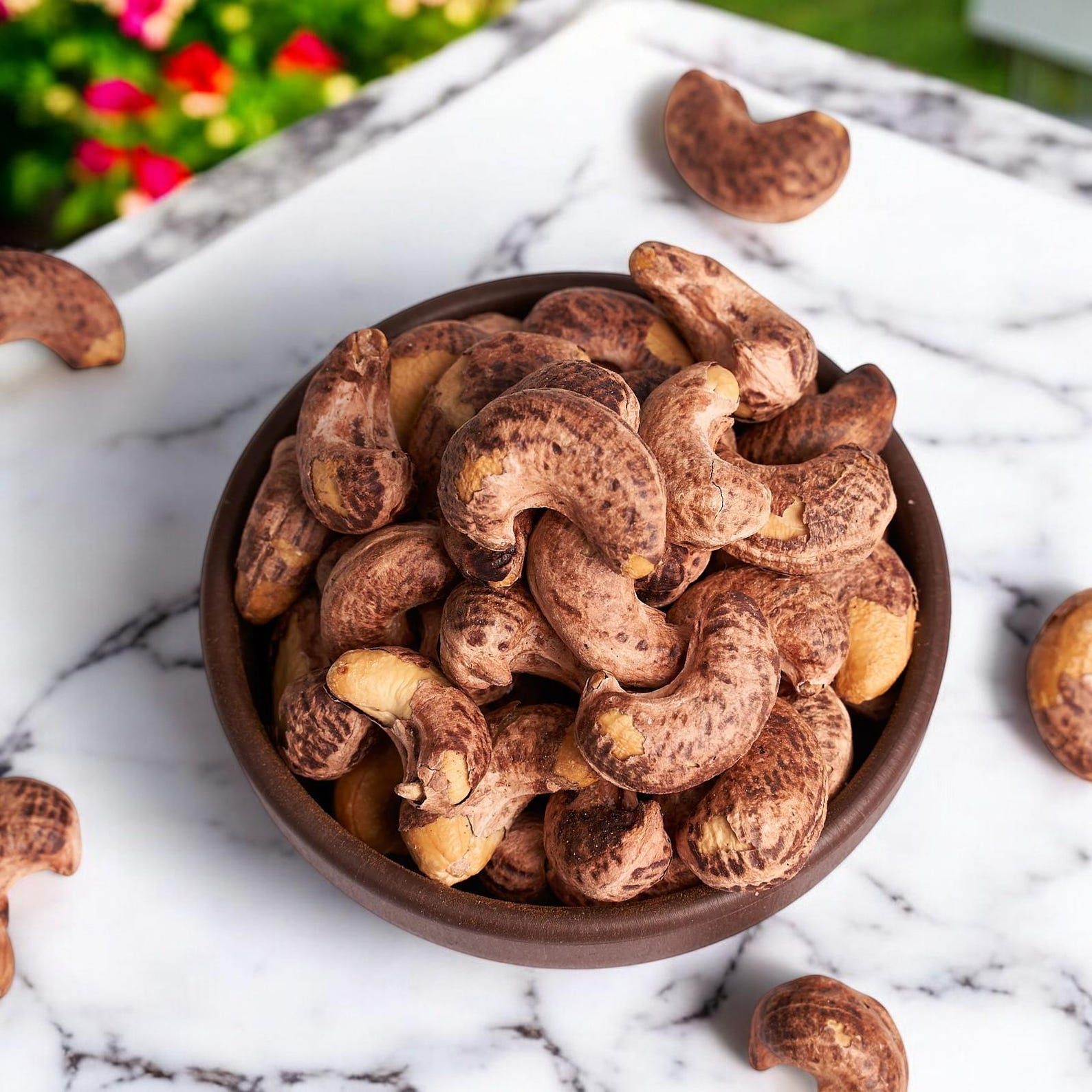 Natural Large Cashews With Thin Skin Shell, Gourmet Nut Snack, High in ...