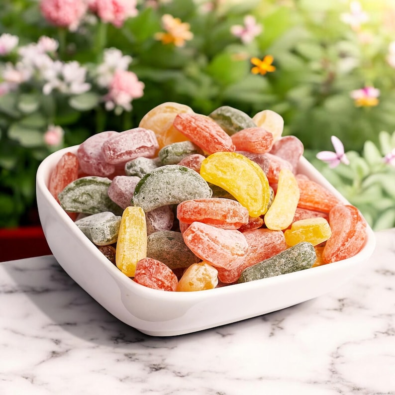Refreshing Mini Fruit Ice Slice Candies – Long-lasting Hard Candy With ...