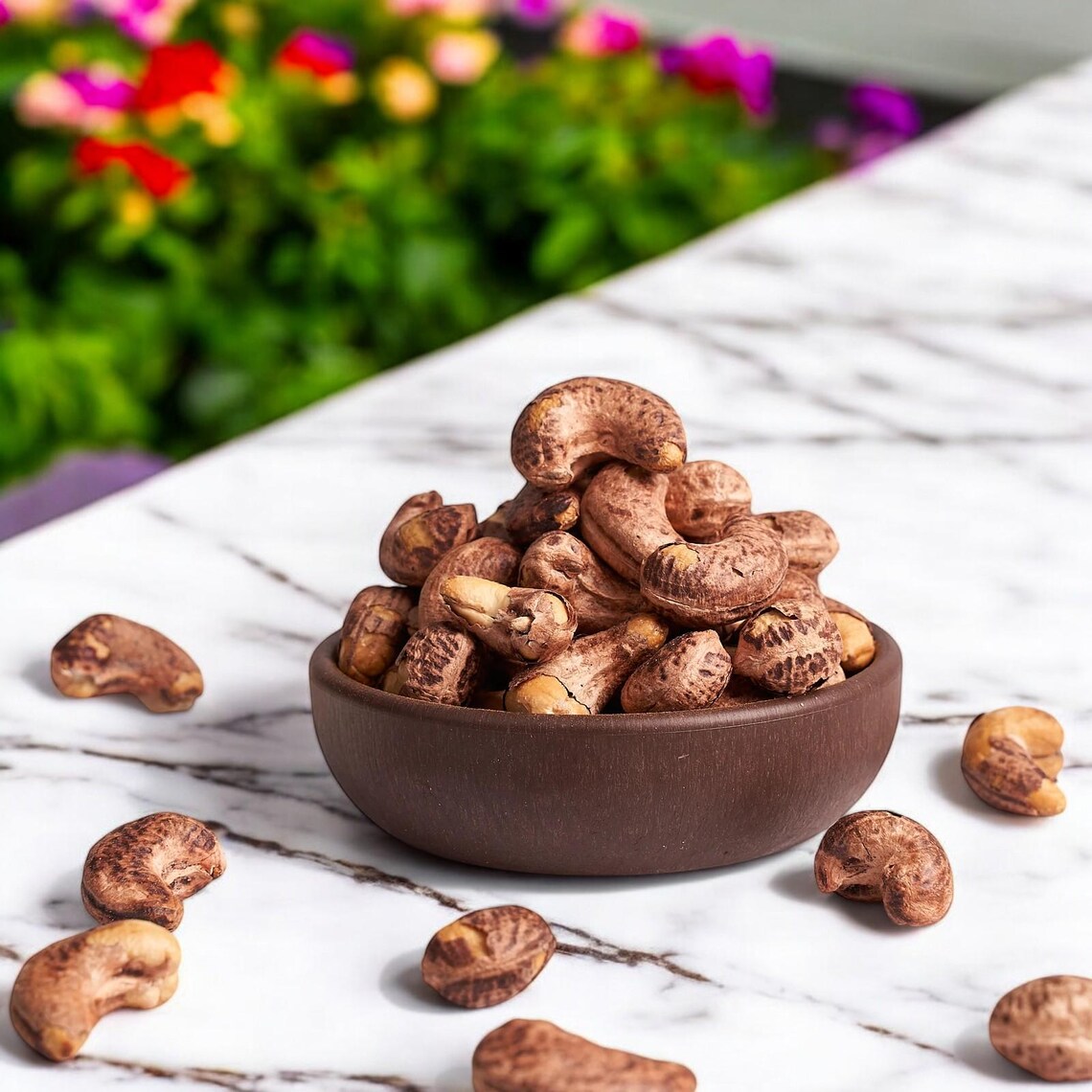 Natural Large Cashews With Thin Skin Shell, Gourmet Nut Snack, High in ...