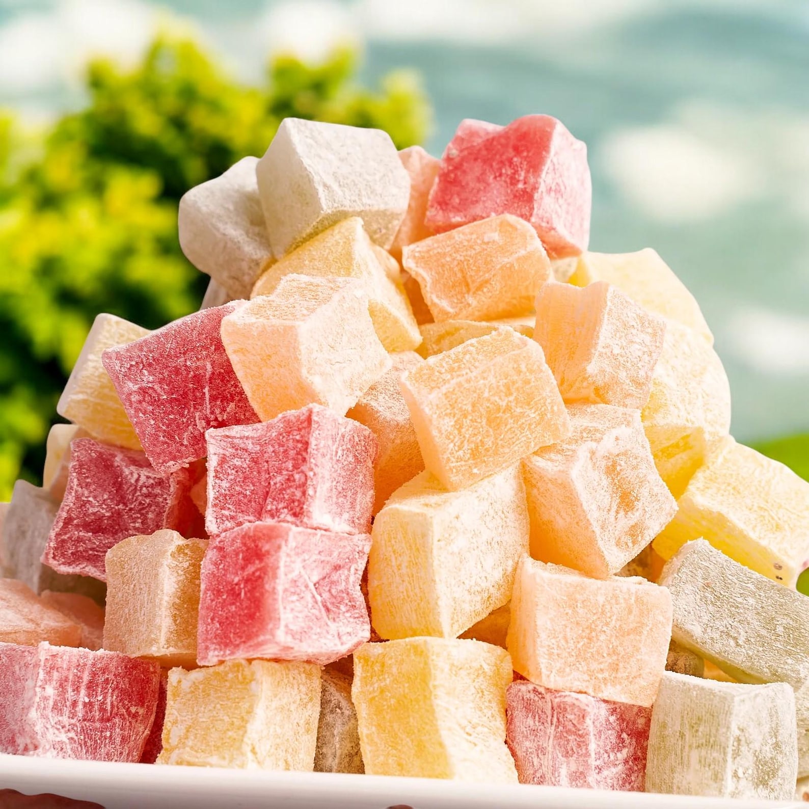 Powdered Mixed Turkish Delight Candy – Sweet and Nostalgic Treat for ...