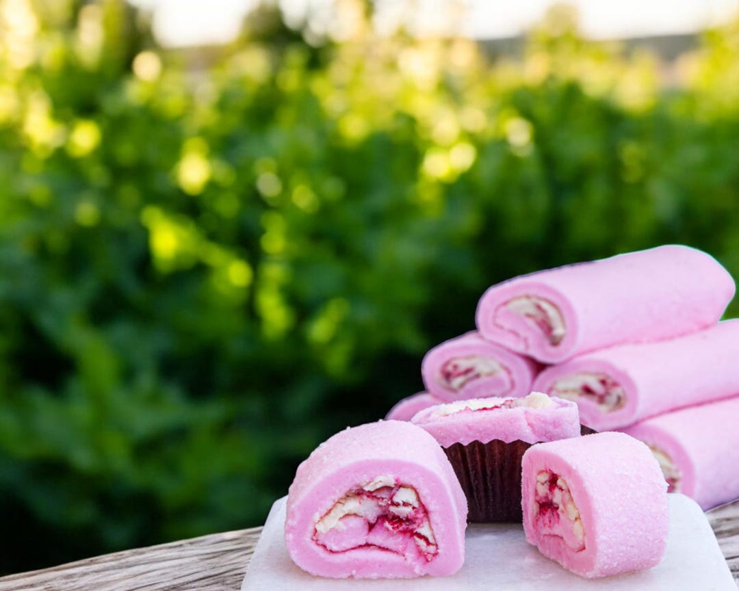 Turkish Delight White Chocolate & Coconut - Raspberry Infused ...