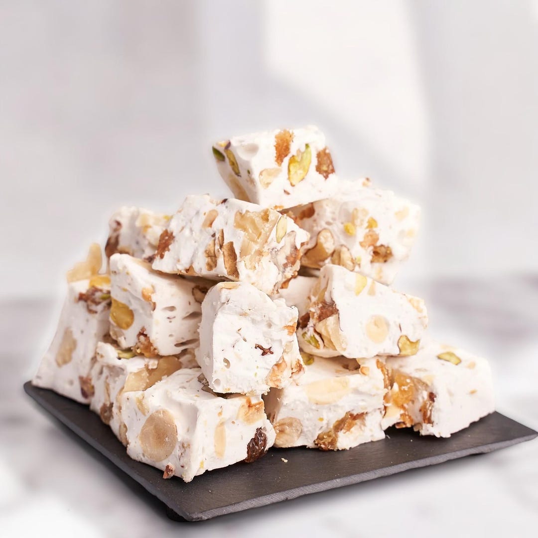 Traditional Mixed Nut Halva, Premium Dessert With Pistachios, Walnuts ...