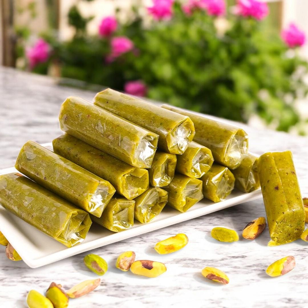 Handmade Pistachio Paste Roll-ups – Rich, Nutty, and Ready for Gifting ...