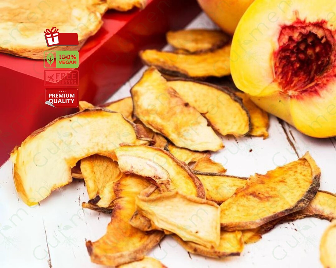 Dried Peach Slices - All-natural, Additive-free Snack for Energy Boost ...