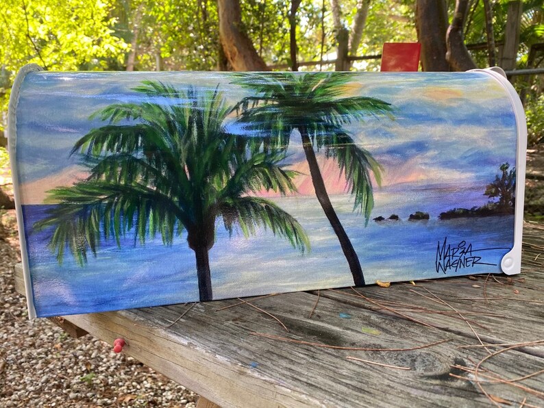 Palm Tree Mailbox - Etsy