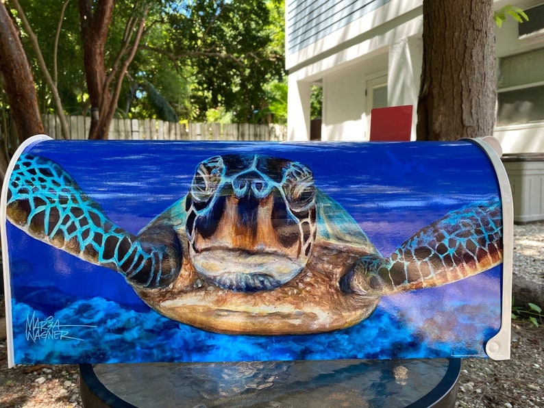Sea Turtle Mailbox - Etsy