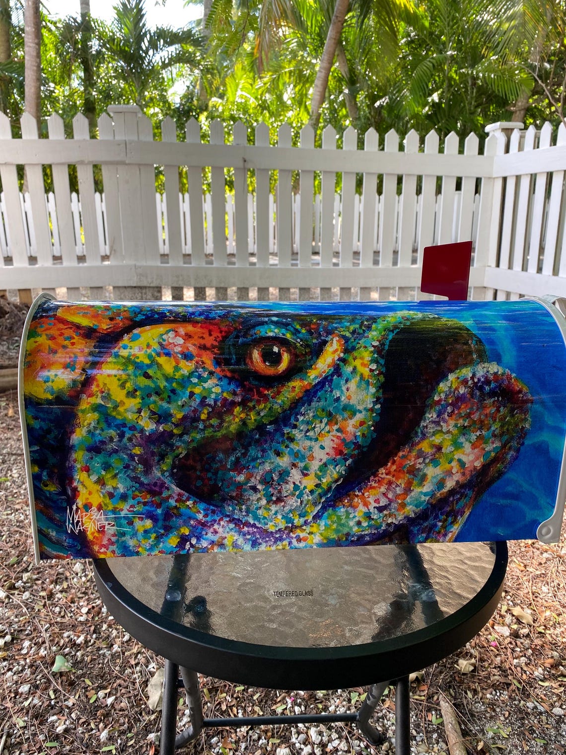 Colorful Tarpon Fish Mailbox - Etsy