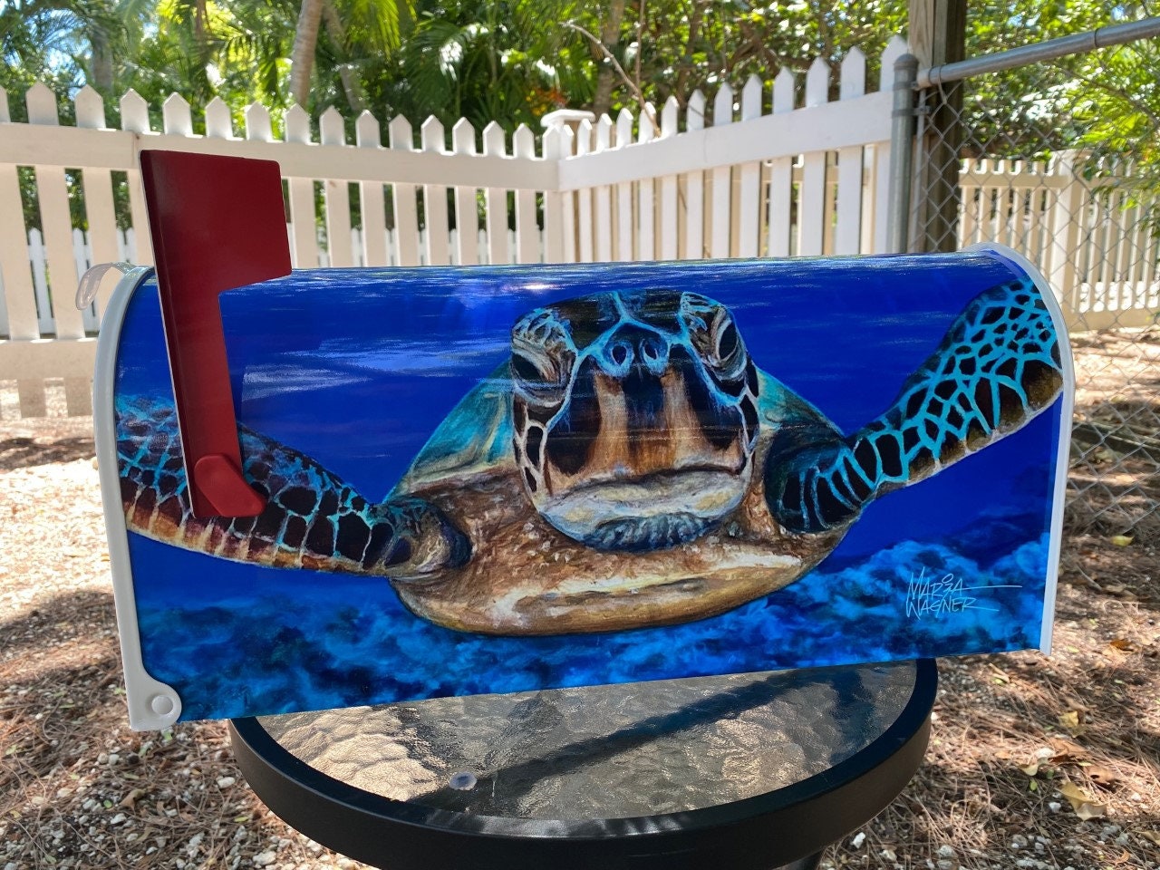 Sea Turtle Mailbox - Etsy